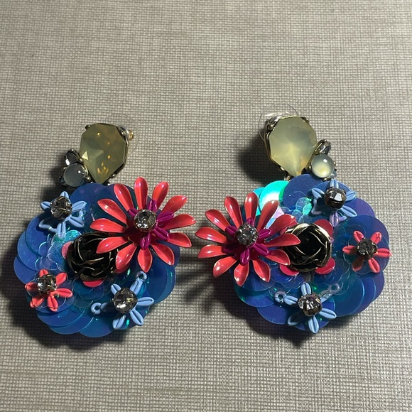 Jewelry | Funky Flower Earrings | Poshmark